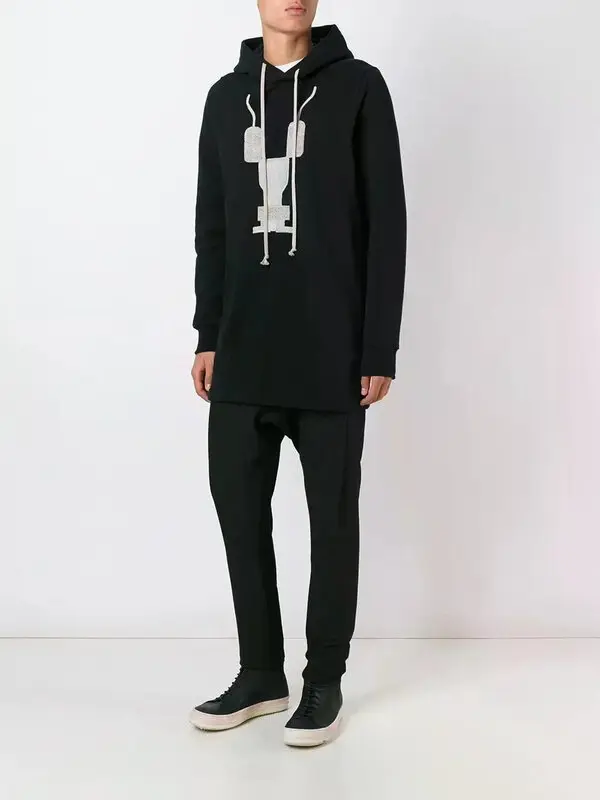 Rick Owens Abstract Print Hoodie