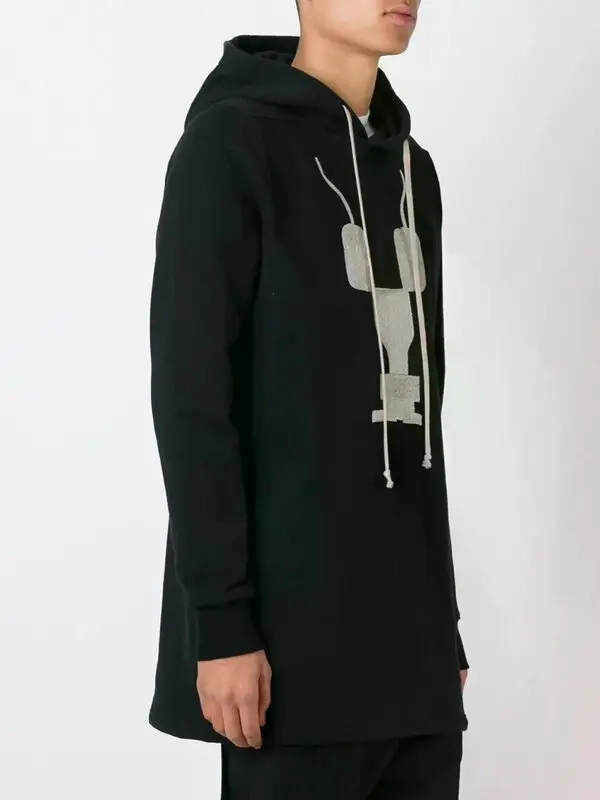 Rick Owens Abstract Print Hoodie
