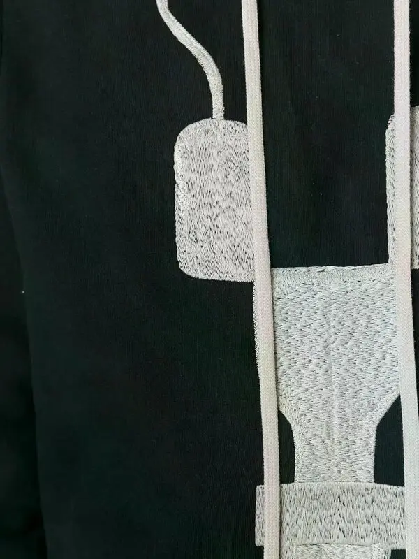 Rick Owens Abstract Print Hoodie