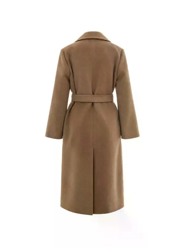 Max Mara Wool And Alpaca Teddy Long Coat