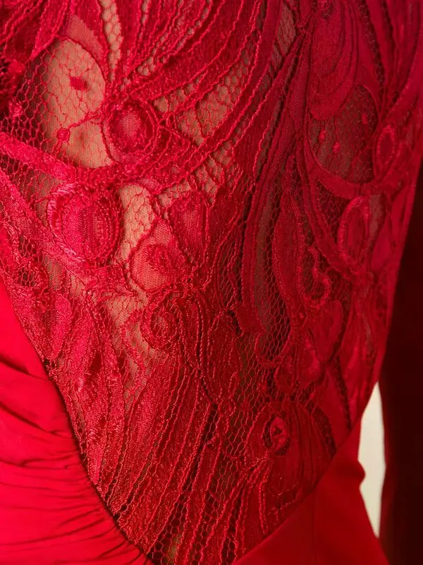 Emilio Pucci Long Lace Insert Dress