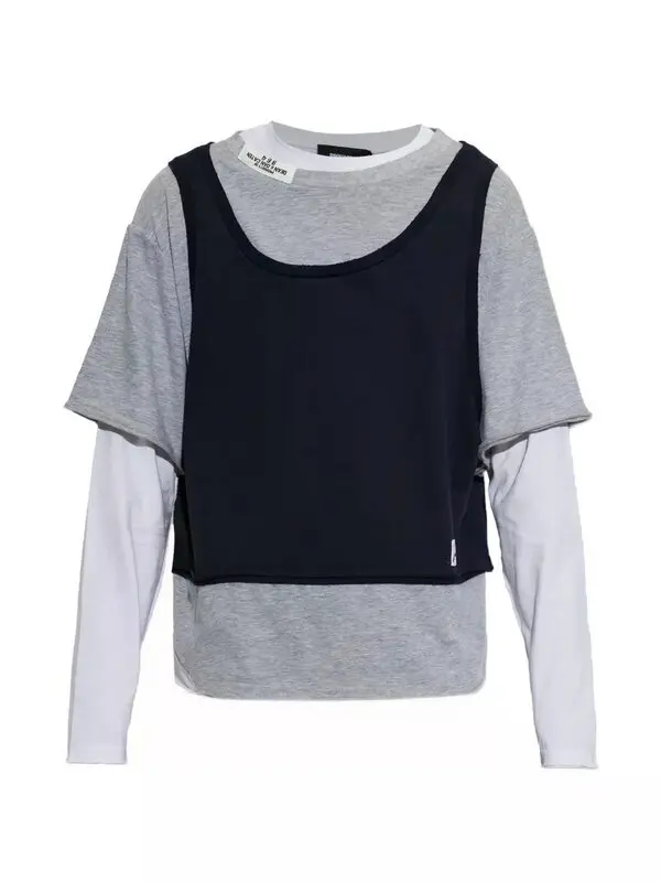Dsquared2 Layered-design Logo-patch T-shirt