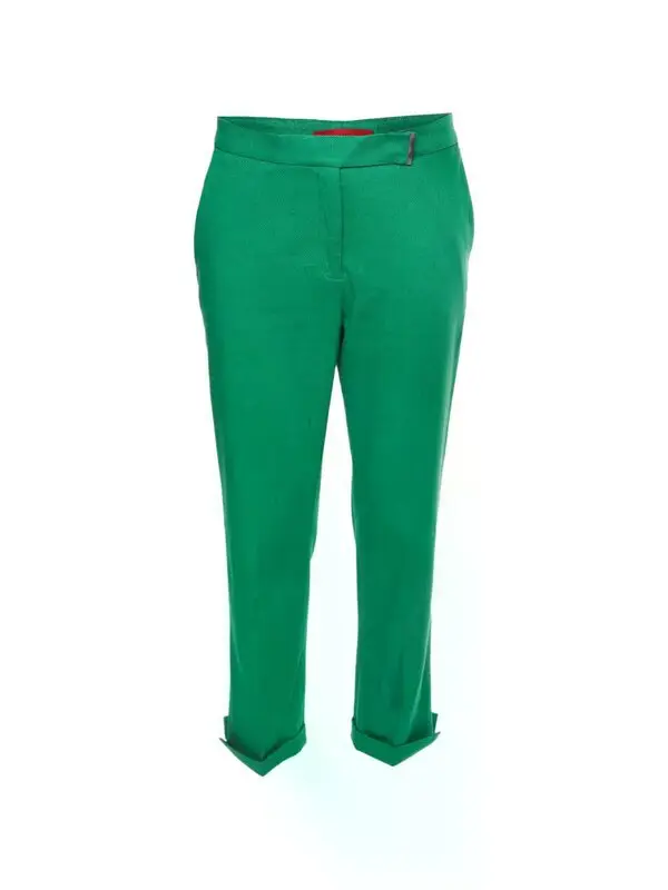 Carolina Herrera Textured Cropped Trousers