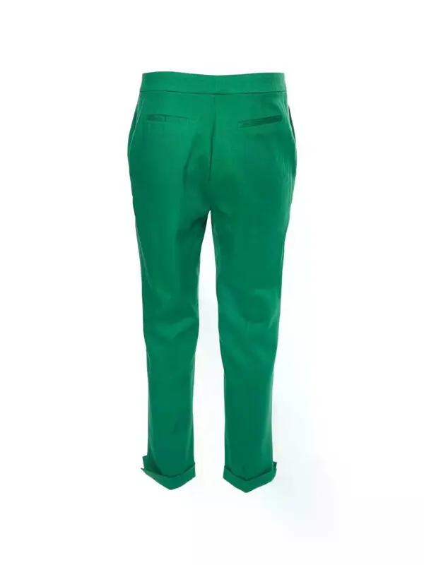 Carolina Herrera Textured Cropped Trousers