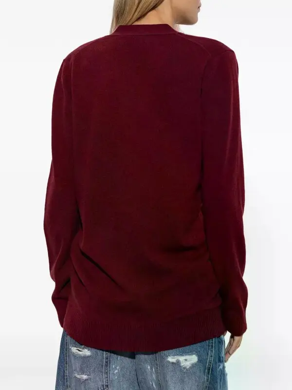 Dsquared2 Logo-embroidered V-neck Cardigan