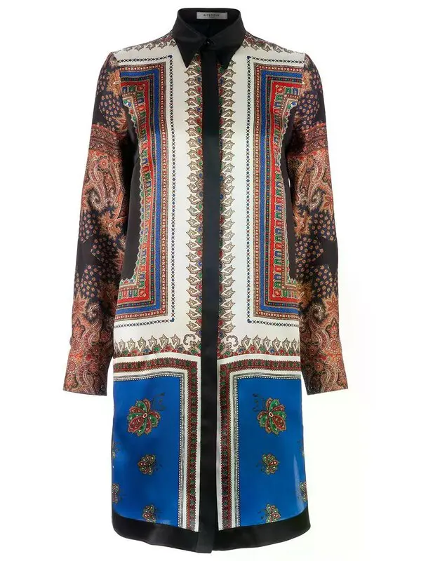 Givenchy Scarf Print Shirt Dress