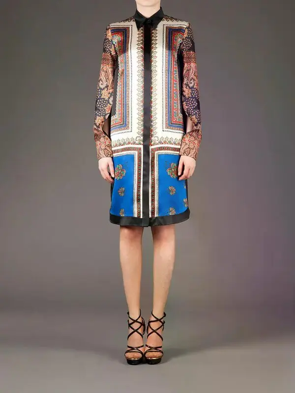 Givenchy Scarf Print Shirt Dress