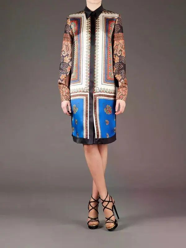 Givenchy Scarf Print Shirt Dress