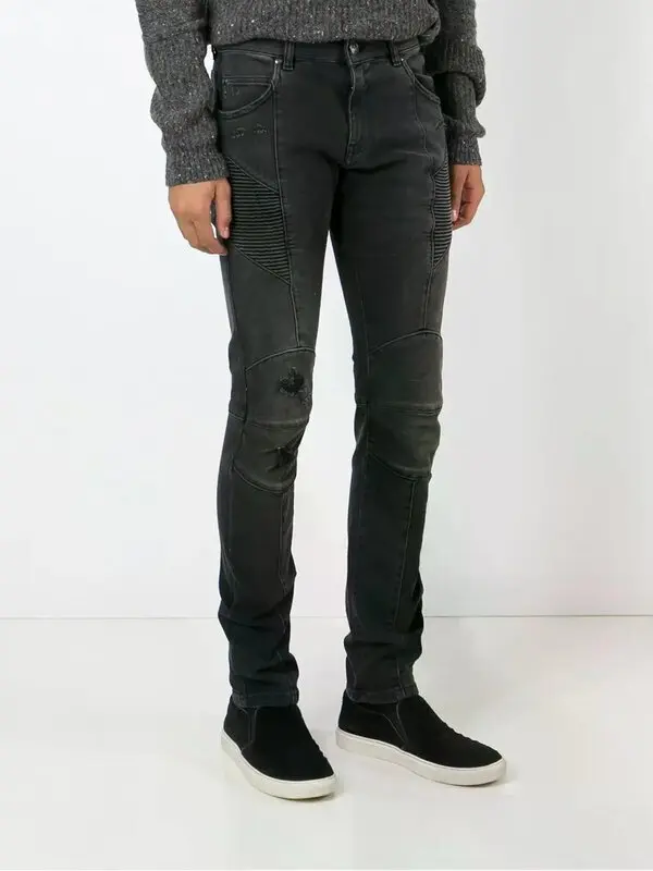 Pierre Balmain Panelled Skinny Fit Jeans