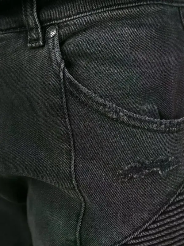 Pierre Balmain Panelled Skinny Fit Jeans