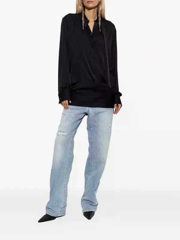Dsquared2 Pussy-bow Silk Blouse