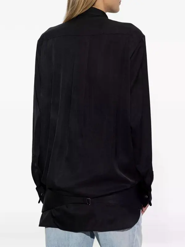 Dsquared2 Pussy-bow Silk Blouse
