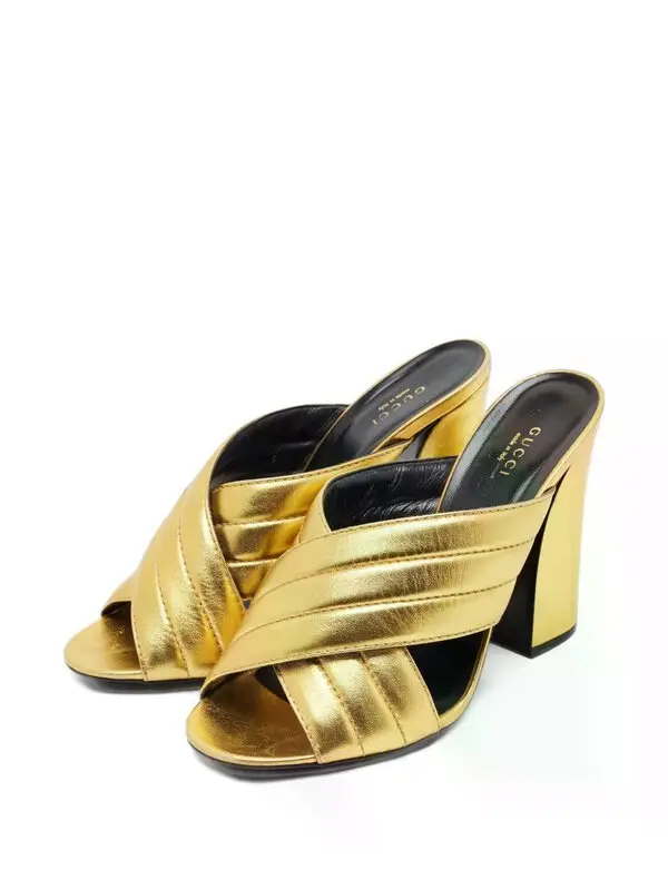 Gucci Webby Padded Sandals