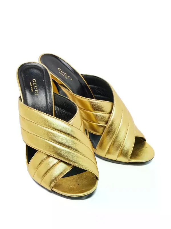 Gucci Webby Padded Sandals