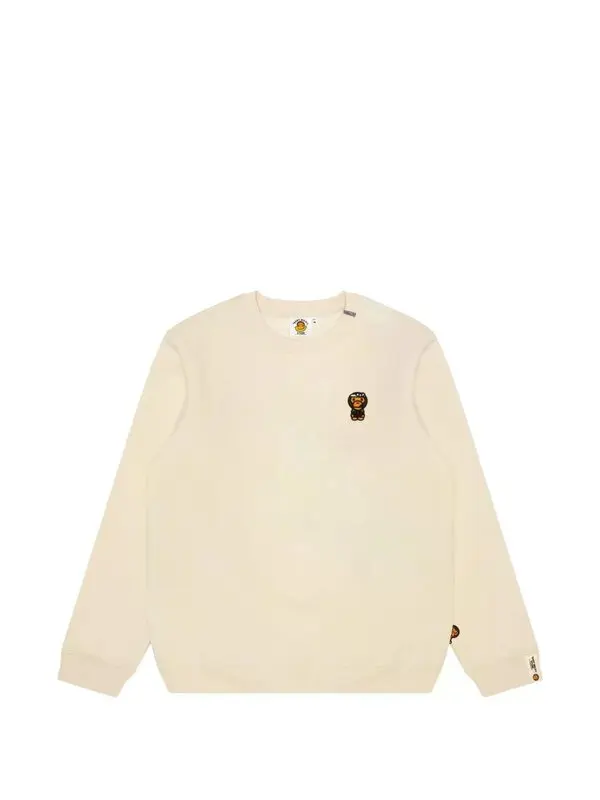 A BATHING APE Baby Milo Embroidered Sweatshirt - Black