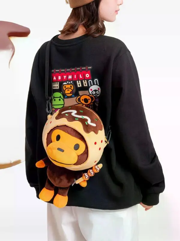 A BATHING APE Baby Milo Embroidered Sweatshirt