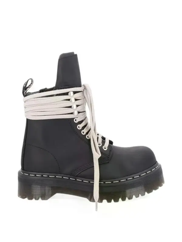 Dr. Martens X Rick Owens Quad Sole Lace-up Platform Boots - Black