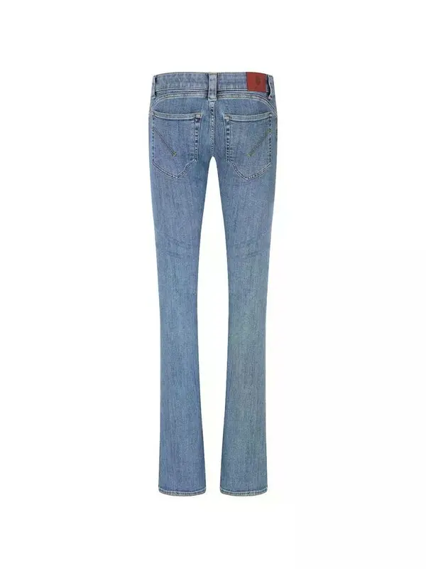 DONDUP Patti Washed Slim-fit Bootcut Jeans - Blue