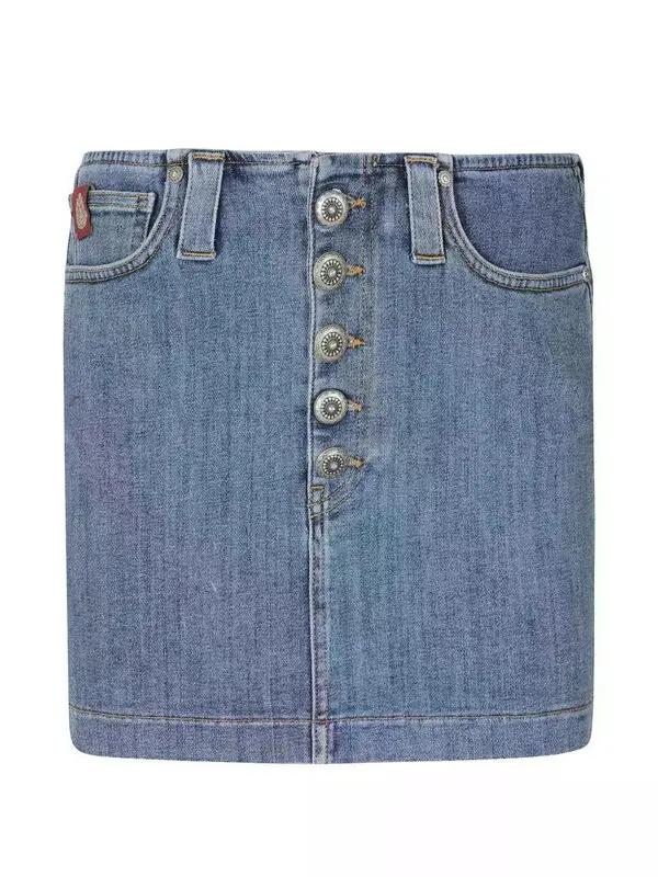 DONDUP Button-fastening Denim Skirt - Blue