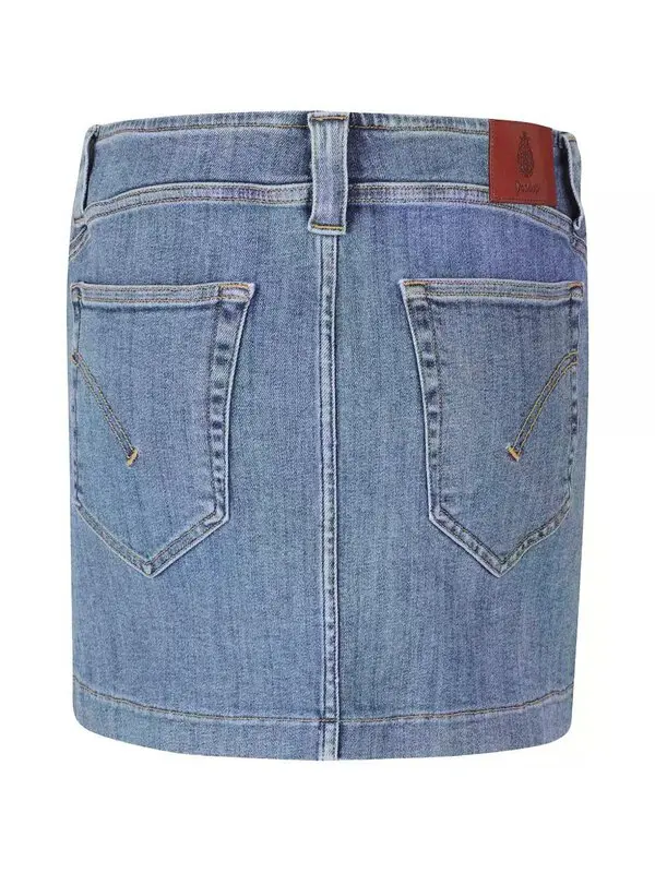 DONDUP Button-fastening Denim Skirt