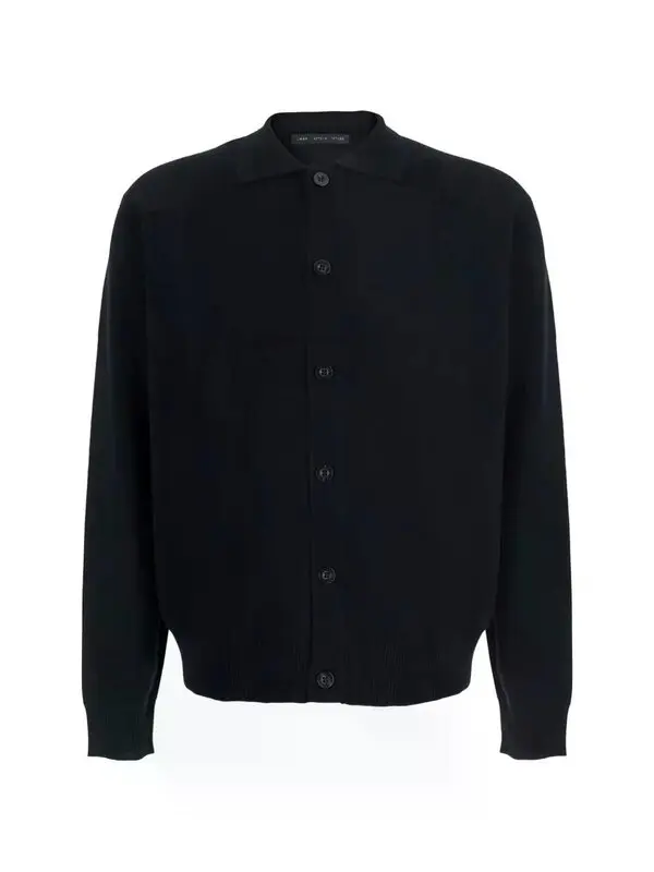 LOW BRAND Button-up Collar Sweater