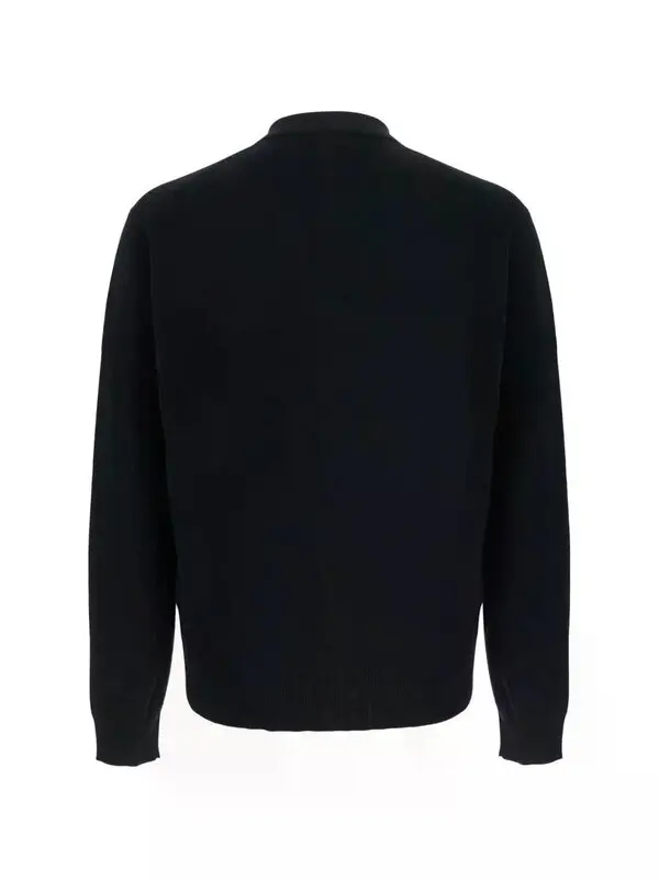 LOW BRAND Button-up Collar Sweater