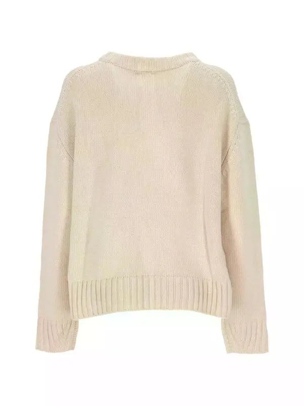 Almada Label Ribbed-knit Crew-neck Sweater