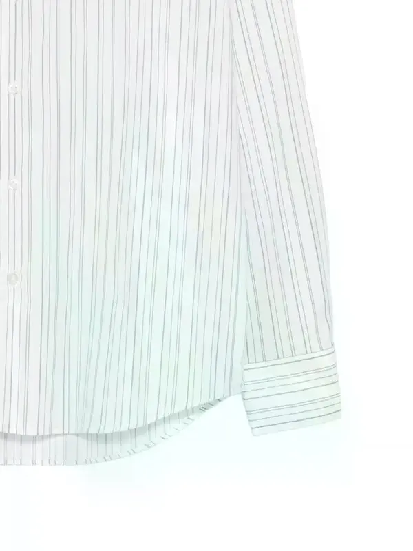 MANUEL RITZ Pinstripe-print Poplin Shirt