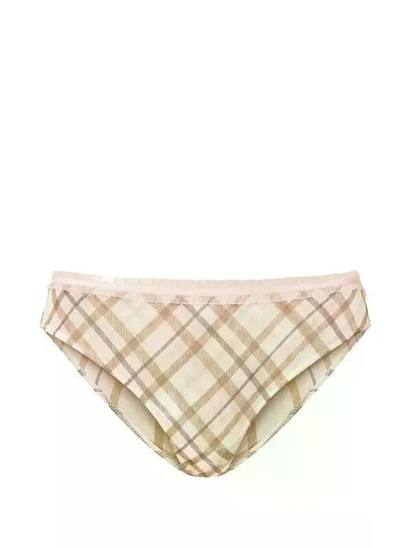 TWINSET Check-print Briefs - Neutrals