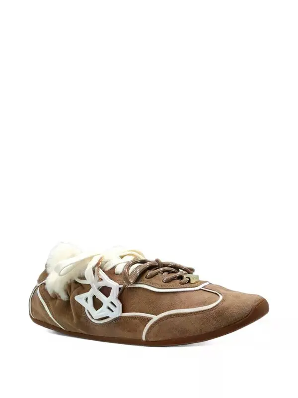 NAKED WOLFE Soul Shearling-trim Sneakers