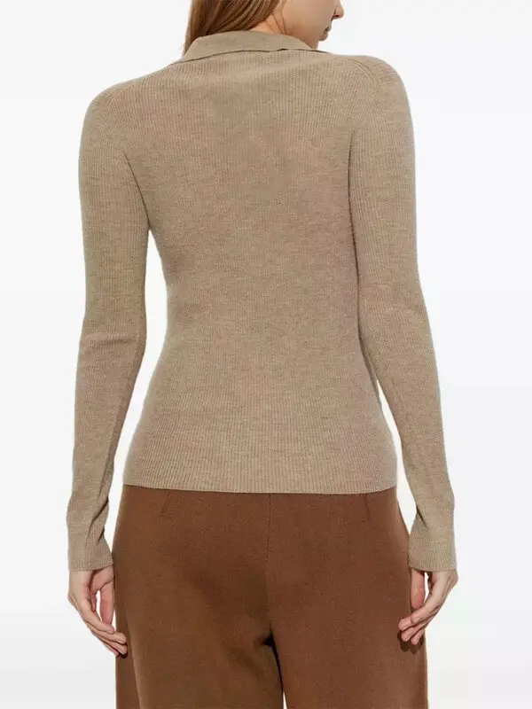 Max Mara Cashmere Yarn Polo Sweater