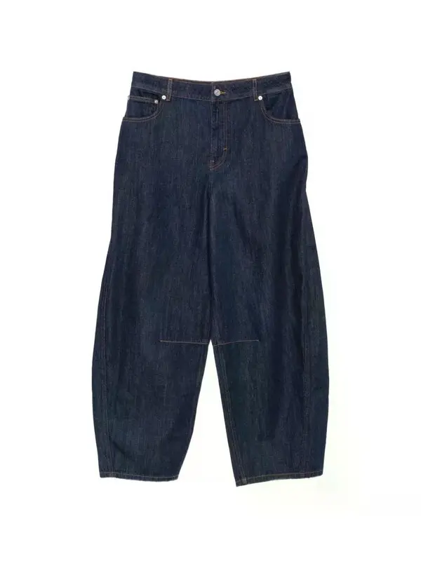 Simkhai Contrast-stitch Wide-leg Jeans
