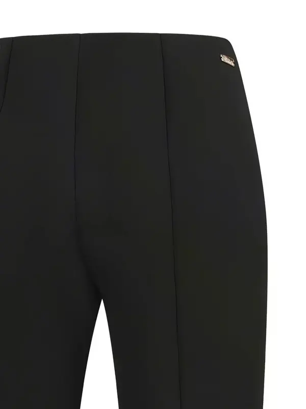 Blumarine Seam-detail Flared Trousers - Black