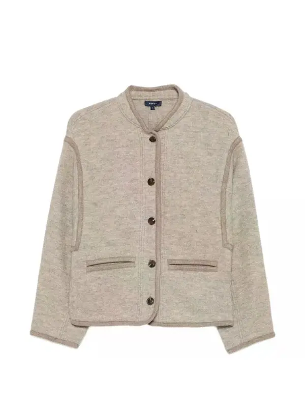 Soeur Olympe Button-up Wool Jacket