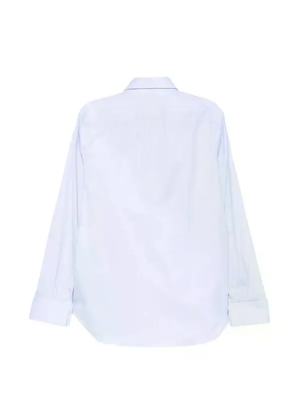 Canali Spread-collar Buttoned Shirt