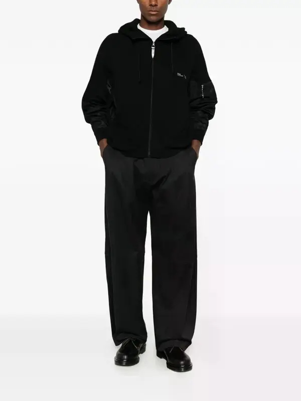 TOGA TOO Panelled Zip-up Hoodie