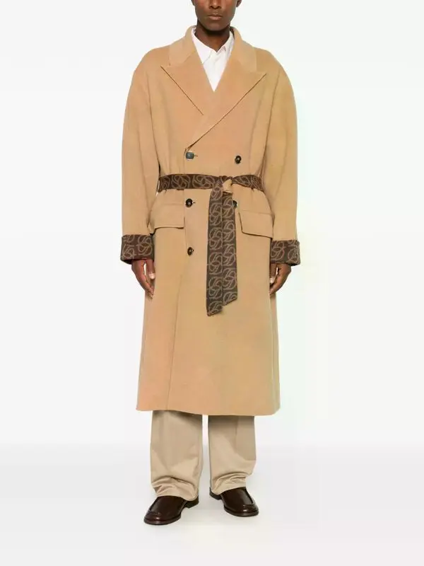 Drole De Monsieur Double-breasted Belted Coat
