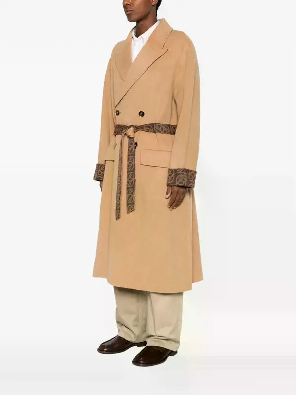 Drole De Monsieur Double-breasted Belted Coat