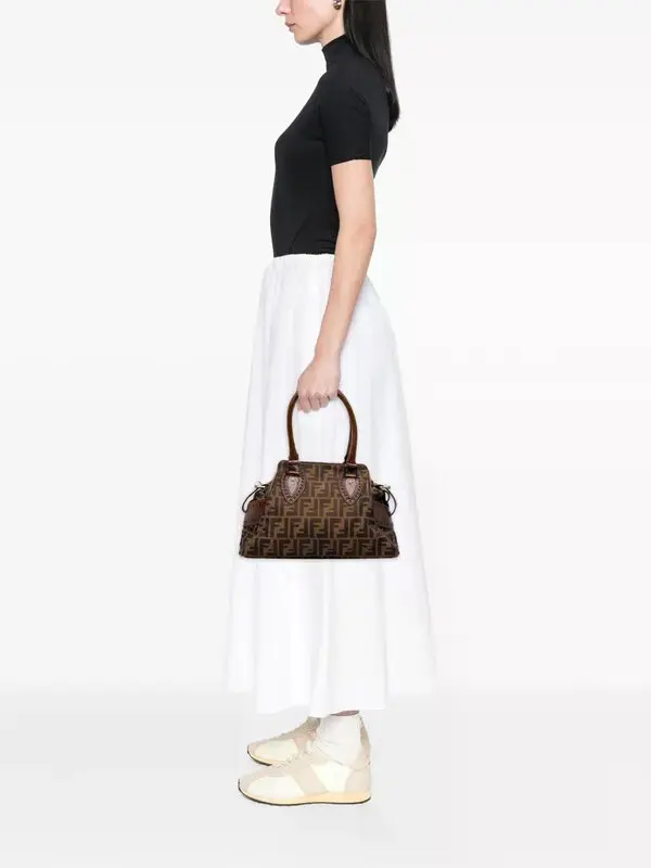Fendi 2000-2010 Zucca Canvas Etniko Handbag