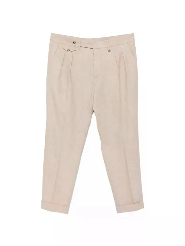 MANUEL RITZ Tokyo Double-pleat Twill Trousers