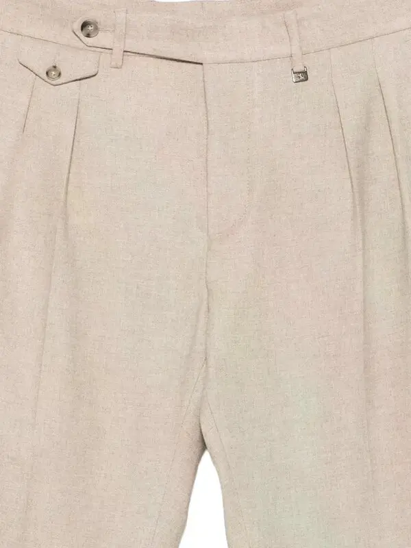 MANUEL RITZ Tokyo Double-pleat Twill Trousers