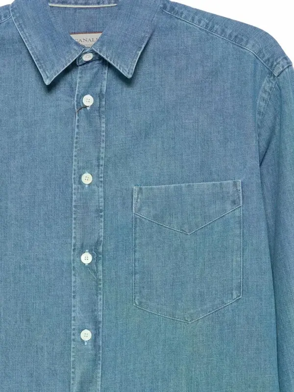 Canali Chest-pocket Button-down Shirt