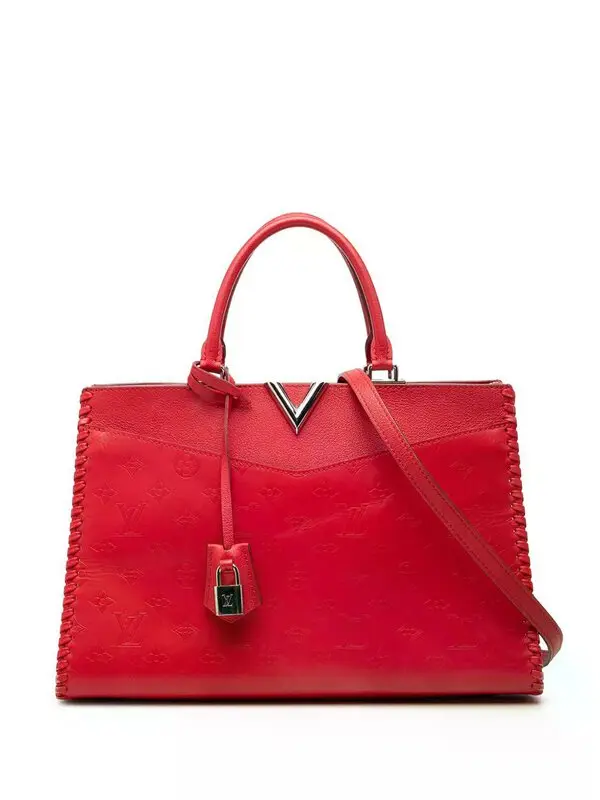 LOUIS VUITTON 2017 Monogram Very Leather Very Zipped Satchel