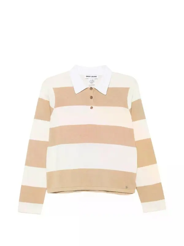 Dkny Striped Cotton Sweater