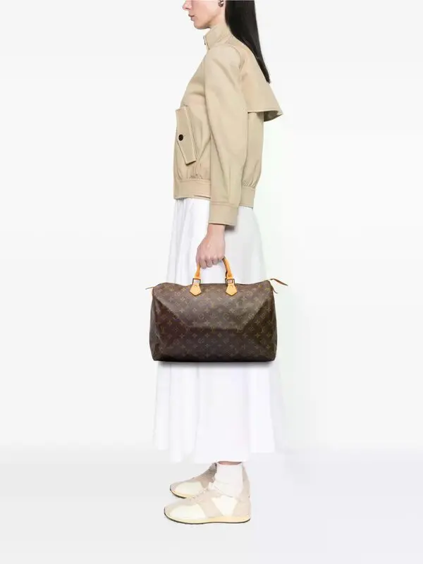 LOUIS VUITTON 1994 Monogram Speedy 35 Boston Bag