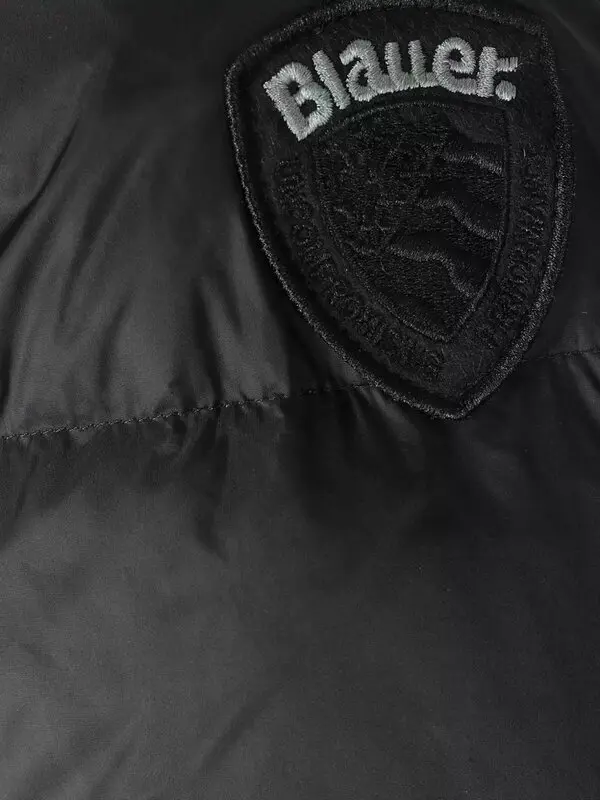 BLAUER. Clipper Hooded Padded Jacket - Black