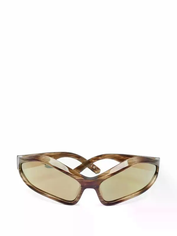 Balenciaga Bb0314s Shield-frame Sunglasses