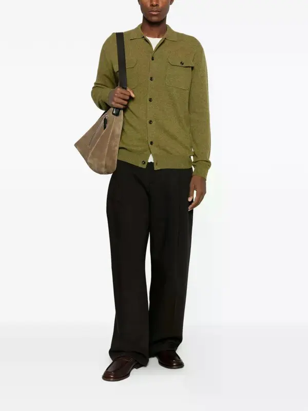 HOSIO Button-up Pocket-detail Cardigan