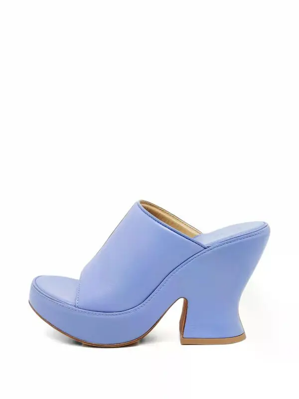 Bottega Veneta Lagoon Bubble Platform Mules