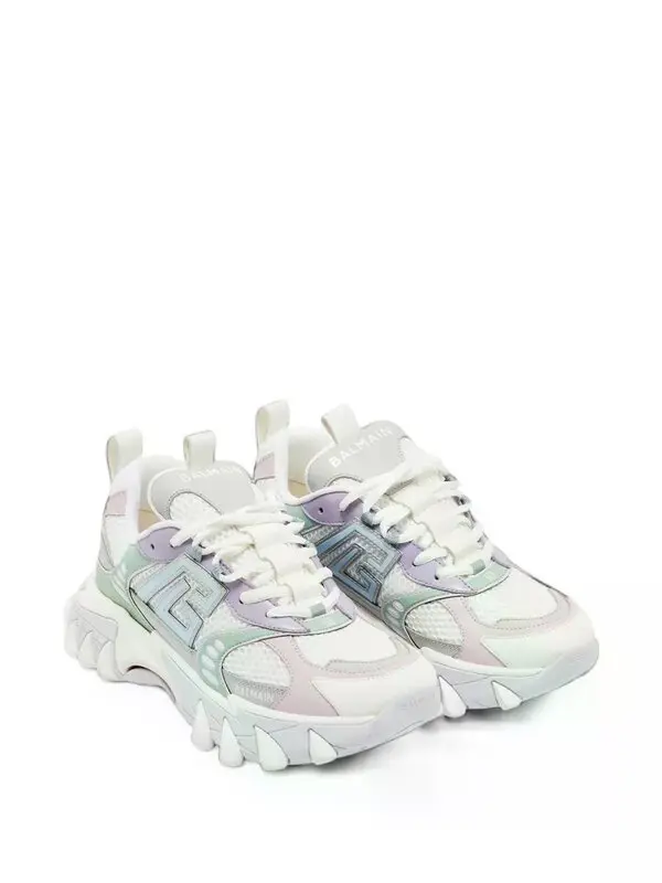 Balmain B-east Pb Panelled Sneakers